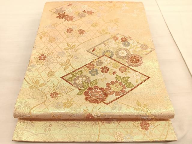 ■■■　サイズ　■■■ 長さ 444cm 幅 31cm程 ■■■　商品詳細　■■■ 【正絹・芯なし】 詳細に関しましては、画像をご確認ください。 大変上質な逸品になります。 お安く出品致しますので、是非この機会にいかがでしょうか？ ■■■　...