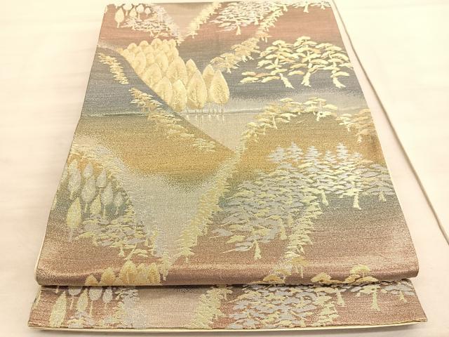 ■■■　サイズ　■■■ 長さ 410cm 幅 30cm程 ■■■　商品詳細　■■■ 【正絹・芯なし】 詳細に関しましては、画像をご確認ください。 大変上質な逸品になります。 お安く出品致しますので、是非この機会にいかがでしょうか？ ※汚れ等...