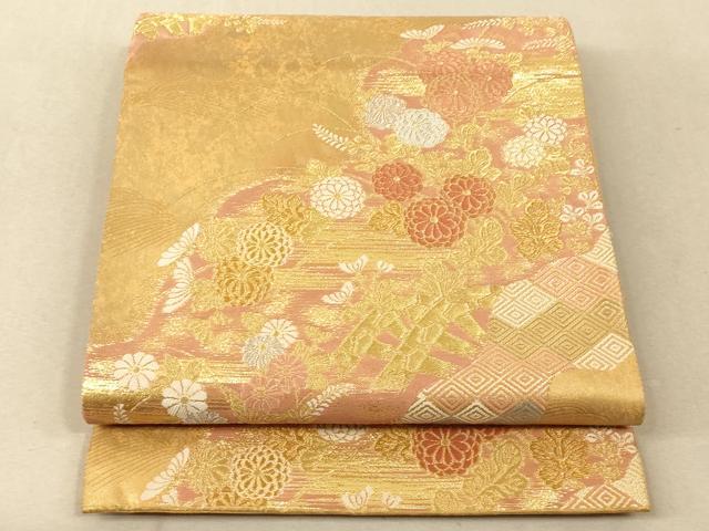 ■■■　サイズ　■■■ 長さ 430cm 幅 30cm程 ■■■　商品詳細　■■■ 【正絹】 詳細に関しましては、画像をご確認ください。 大変上質な逸品になります。 お安く出品致しますので、是非この機会にいかがでしょうか？ ■■■　注意事項...