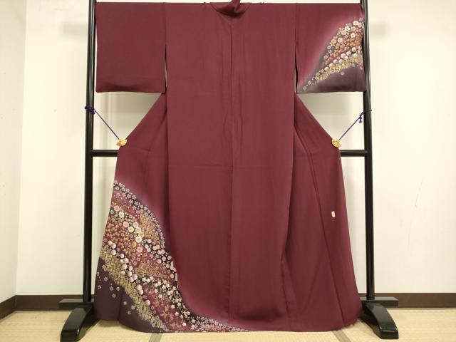 ■■■　サイズ　■■■ 身丈 168.5cm（肩から） 裄丈 71cm 袖丈 47cm　縫込み 7cm 袖幅 35.5cm 前幅 25.5cm 後幅 30.5cm 着物縫いこみ 内揚げ 3cm 裄 お袖側 約0cm　身頃側 約0cm ■■■...