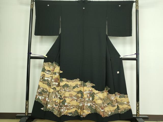 ■■■　サイズ　■■■ 身丈 158cm（肩から） 裄丈 66cm 袖丈 49.5cm　縫込み 5.5cm 袖幅 34cm 前幅 24cm 後幅 30cm 着物縫いこみ 内揚げ 7.5cm 裄 お袖側 約0cm　身頃側 約2.5cm ■■■...