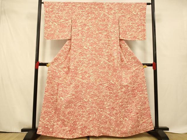 ■■■　サイズ　■■■ 身丈 162cm（肩から） 裄丈 63cm 袖丈 48.5cm　縫込み 4cm 袖幅 33cm 前幅 24cm 後幅 28.5cm 着物縫いこみ 内揚げ 2cm 裄 お袖側 約2cm　身頃側 約3cm ■■■　商品詳...