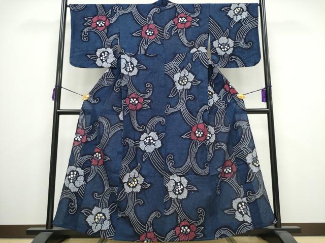 ■■■　サイズ　■■■ 身丈 162cm（肩から） 裄丈 69cm 袖丈 49cm　縫込み 2cm 袖幅 36cm 前幅 25.5cm 後幅 32cm 着物縫いこみ 内揚げ 4cm 裄 お袖側 約0cm　身頃側 約2cm ■■■　商品詳細　...