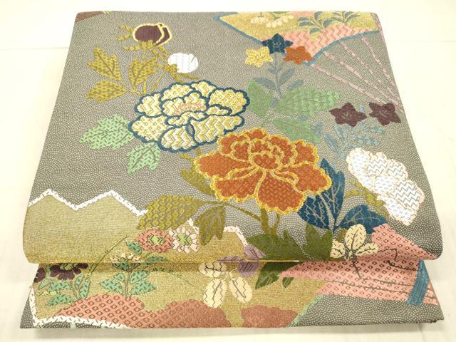 ■■■　サイズ　■■■ 長さ 424cm 幅 30cm程 ■■■　商品詳細　■■■ 【正絹】 状態は締めてはおりますが 特に目立ったシミ汚れなどもなく大変良い状態です。 大変上質な逸品になります。 お安く出品致しますので、是非この機会にいか...