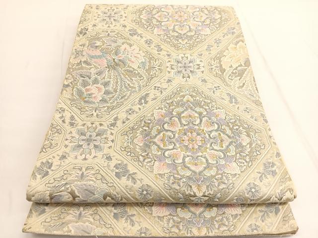 ■■■　サイズ　■■■ 長さ 424cm 幅 30.5cm程 ■■■　商品詳細　■■■ 【正絹・芯なし】 詳細に関しましては、画像をご確認ください。 大変上質な逸品になります。 お安く出品致しますので、是非この機会にいかがでしょうか？ ※た...