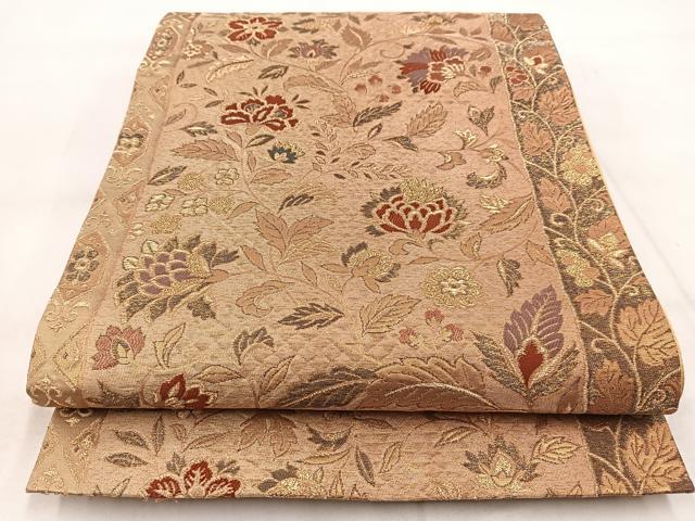 ■■■　サイズ　■■■ 長さ 424cm 幅 30.5cm程 ■■■　商品詳細　■■■ 【正絹】 詳細に関しましては、画像をご確認ください。 大変上質な逸品になります。 お安く出品致しますので、是非この機会にいかがでしょうか？ ■■■　注意...