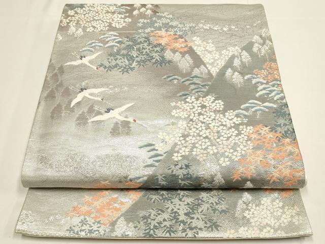 ■■■　サイズ　■■■ 長さ 432cm 幅 30.5cm程 ■■■　商品詳細　■■■ 【正絹・芯なし】 詳細に関しましては、画像をご確認ください。 大変上質な逸品になります。 お安く出品致しますので、是非この機会にいかがでしょうか？ ■■...