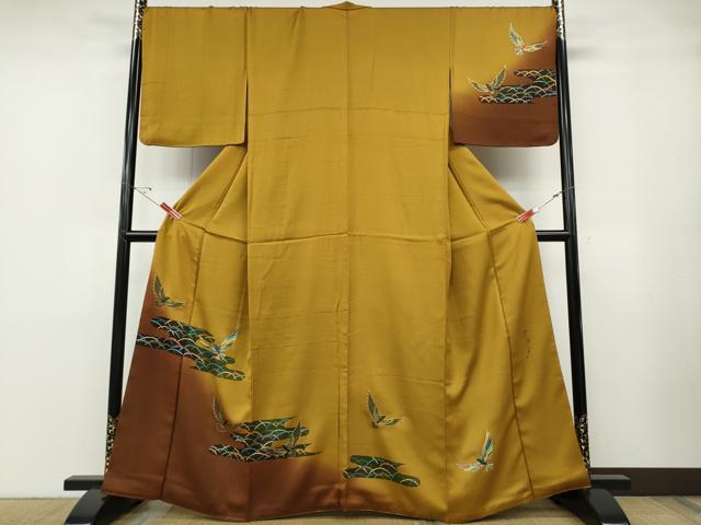 ■■■　サイズ　■■■ 身丈 162.5cm（肩から） 裄丈 69.5cm 袖丈 49cm　縫込み 5cm 袖幅 35cm 前幅 26.5cm 後幅 31cm 着物縫いこみ 内揚げ 4cm 裄 お袖側 約0cm　身頃側 約0cm ■■■　商...
