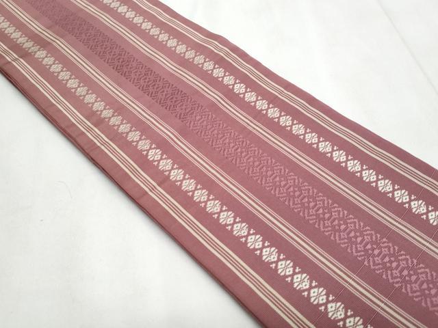 ■■■　サイズ　■■■ 長さ 348cm 幅 15cm程 ■■■　商品詳細　■■■ 【正絹】 詳細に関しましては、画像をご確認ください。 本場筑前博多織は、 福岡県福岡市博多区やその周辺で生産される絹織物です。 仏具のひとつである独鈷、華皿...