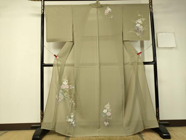 ■■■　サイズ　■■■ 身丈 165cm（肩から） 裄丈 68cm 袖丈 49cm　縫込み 4.5cm 袖幅 35.5cm 前幅 25.5cm 後幅 31.5cm 着物縫いこみ 内揚げ 4cm 裄 お袖側 約1.5cm　身頃側 約2cm ■...