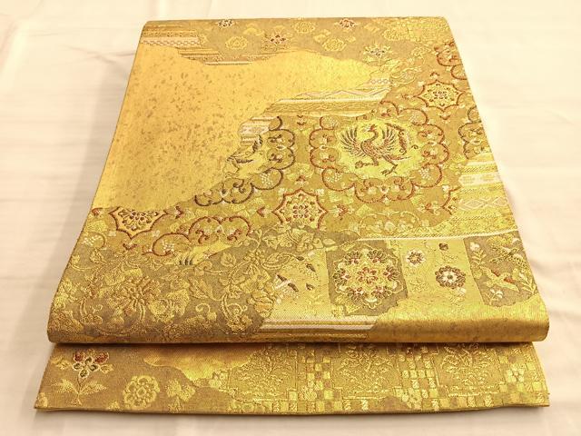 ■■■　サイズ　■■■ 長さ 428cm 幅 30.5cm程 ■■■　商品詳細　■■■ 【正絹・芯なし】 詳細に関しましては、画像をご確認ください。 大変上質な逸品になります。 お安く出品致しますので、是非この機会にいかがでしょうか？ ■■...