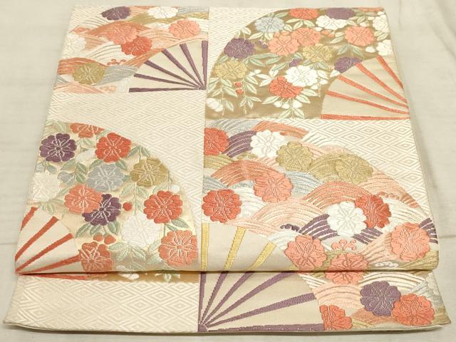 ■■■　サイズ　■■■ 長さ 438cm 幅 31cm程 ■■■　商品詳細　■■■ 【正絹・芯なし】 詳細に関しましては、画像をご確認ください。 大変上質な逸品になります。 お安く出品致しますので、是非この機会にいかがでしょうか？ ※汚れ等...