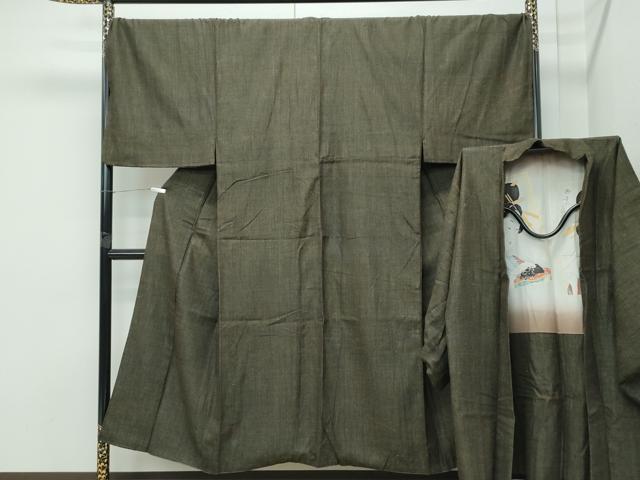 ■■■　サイズ　■■■ 【着物】 身丈 147cm（肩から） 裄丈 72.5cm 袖丈 51cm 袖幅 37cm 前幅 25.5cm 後幅 33cm 着物縫いこみ 内揚げ 5.5cm 裄 お袖側 約 0cm　身頃側 約 0cm 【羽織】 身...