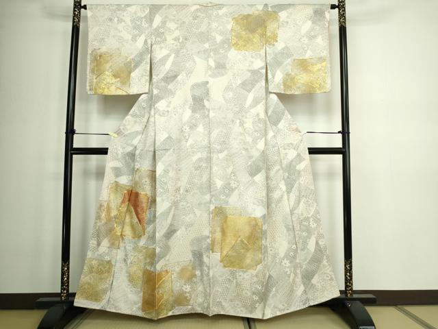 ■■■　サイズ　■■■ 身丈 160.5cm（肩から） 裄丈 64cm 袖丈 49cm　縫込み 3.5cm 袖幅 33cm 前幅 25cm 後幅 29cm 着物縫いこみ 内揚げ 0cm 裄 お袖側 約2cm　身頃側 約3cm ■■■　商品詳...