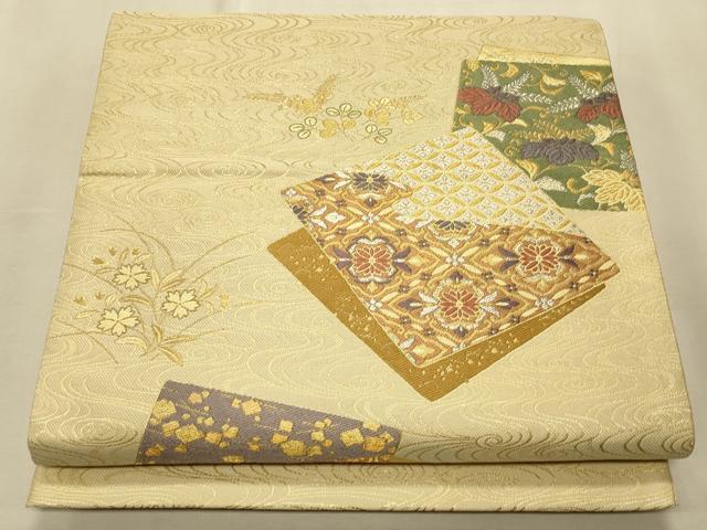■■■　サイズ　■■■ 長さ 436cm 幅 30.5cm程 ■■■　商品詳細　■■■ 【正絹】 詳細に関しましては、画像をご確認ください。 大変上質な逸品になります。 お安く出品致しますので、是非この機会にいかがでしょうか？ ■■■　注意...