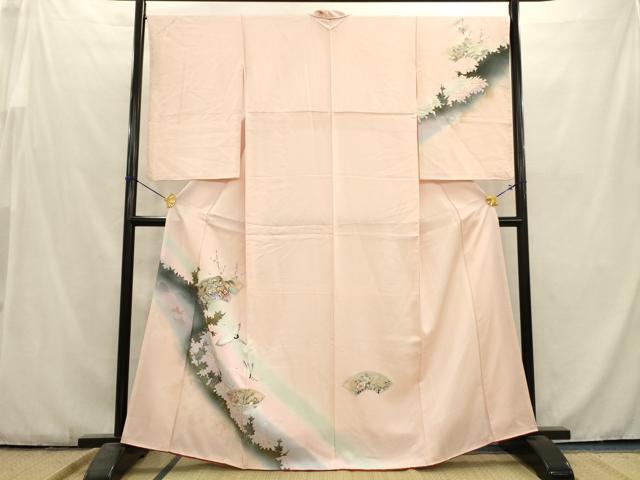 ■■■　サイズ　■■■ 身丈 163.5cm（肩から） 裄丈 67.5cm 袖丈 64cm　縫込み 2.5cm 袖幅 34.5cm 前幅 24.5cm 後幅 31cm 着物縫いこみ 内揚げ 7cm 裄 お袖側 約1.5cm　身頃側 約1.5...