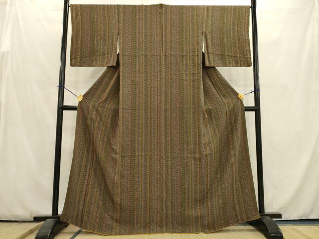 ■■■　サイズ　■■■ 身丈 164.5cm（肩から） 裄丈 66.5cm 袖丈 49cm　縫込み 5cm 袖幅 35cm 前幅 23.5cm 後幅 29.5cm 着物縫いこみ 内揚げ 3.5cm 裄 お袖側 約1cm　身頃側 約2.5cm...