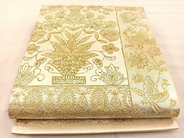 ■■■　サイズ　■■■ 長さ 405cm 幅 30cm程 ■■■　商品詳細　■■■ 【正絹】 詳細に関しましては、画像をご確認ください。 大変上質な逸品になります。 お安く出品致しますので、是非この機会にいかがでしょうか？ ■■■　注意事項...