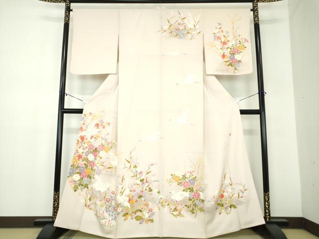 ■■■　サイズ　■■■ 身丈 163cm（肩から） 裄丈 66cm 袖丈 52cm　縫込み 4.5cm 袖幅 34cm 前幅 24.5cm 後幅 30cm 着物縫いこみ 内揚げ 3cm 裄 お袖側 約1cm　身頃側 約2cm ■■■　商品詳...