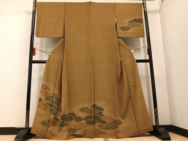 ■■■　サイズ　■■■ 身丈 162.5cm（肩から） 裄丈 66.5cm 袖丈 47.5cm　縫込み 4.5cm 袖幅 34cm 前幅 24cm 後幅 30cm 着物縫いこみ 内揚げ 4cm 裄 お袖側 約0cm　身頃側 約2cm ■■■...
