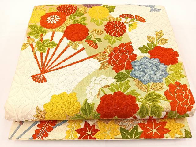 ■■■　サイズ　■■■ 長さ 432cm 幅 30.5cm程 ■■■　商品詳細　■■■ 【正絹】 詳細に関しましては、画像をご確認ください。 大変上質な逸品になります。 お安く出品致しますので、是非この機会にいかがでしょうか？ ※汚れ等に関...