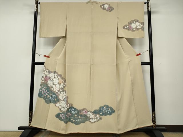 ■■■　サイズ　■■■ 身丈 159cm（肩から） 裄丈 64cm 袖丈 46cm　縫込み 6cm 袖幅 33cm 前幅 24cm 後幅 30cm 着物縫いこみ 内揚げ 0cm 裄 お袖側 約0cm　身頃側 約2cm ■■■　商品詳細　■■...