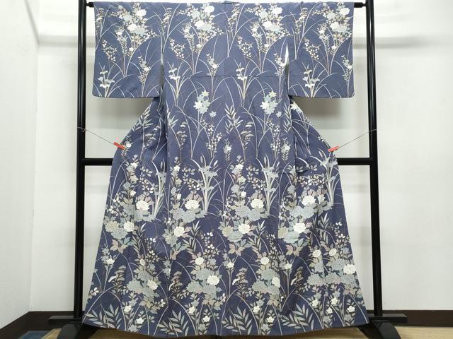 ■■■　サイズ　■■■ 身丈 159.5cm（肩から） 裄丈 63cm 袖丈 47cm　縫込み 4.5cm 袖幅 32.5cm 前幅 24.5cm 後幅 29.5cm 着物縫いこみ 内揚げ 0cm 裄 お袖側 約2cm　身頃側 約2.5cm...