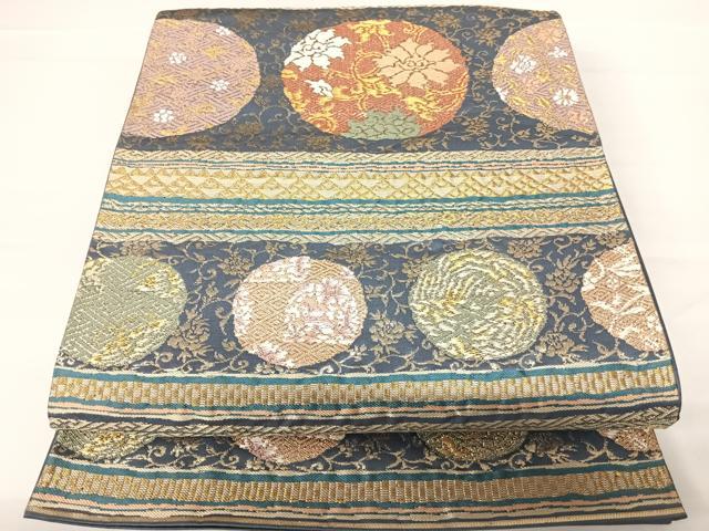 ■■■　サイズ　■■■ 長さ 416cm 幅 30cm程 ■■■　商品詳細　■■■ 【正絹・芯なし】 詳細に関しましては、画像をご確認ください。 大変上質な逸品になります。 お安く出品致しますので、是非この機会にいかがでしょうか？ ■■■　...