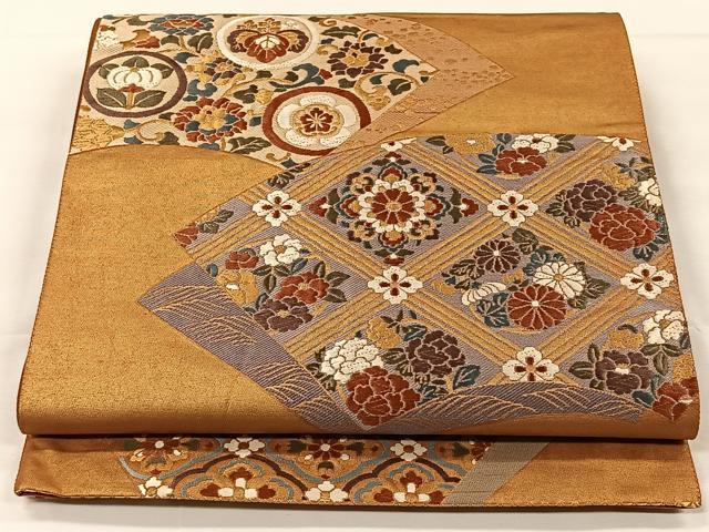 ■■■　サイズ　■■■ 長さ 424cm 幅 30.5cm程 ■■■　商品詳細　■■■ 【正絹・芯なし】 詳細に関しましては、画像をご確認ください。 大変上質な逸品になります。 お安く出品致しますので、是非この機会にいかがでしょうか？ ■■...