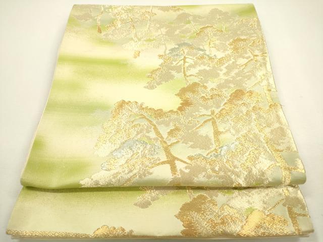 ■■■　サイズ　■■■ 長さ 406cm 幅 31cm程 ■■■　商品詳細　■■■ 【正絹・芯なし】 詳細に関しましては、画像をご確認ください。 大変上質な逸品になります。 お安く出品致しますので、是非この機会にいかがでしょうか？ ※たれ先...