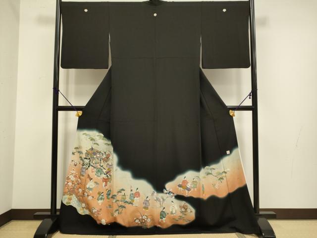 ■■■　サイズ　■■■ 身丈 168.5cm（肩から） 裄丈 68cm 袖丈 50cm　縫込み 6.5cm 袖幅 34cm 前幅 24.5cm 後幅 30.5cm 着物縫いこみ 内揚げ 2cm 裄 お袖側 約1.5cm　身頃側 約1cm ■...