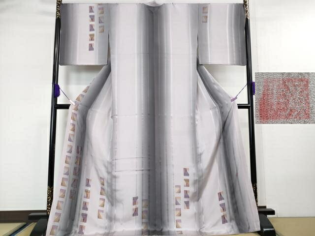 ■■■　サイズ　■■■ 身丈 172cm（肩から） 裄丈 70cm 袖丈 48cm　 縫込み 7cm 袖幅 35.5cm 前幅 25cm 後幅 30.5cm 着物縫いこみ 内揚げ 0cm 裄 お袖側 約 2cm　身頃側 約 1.5cm ■■...