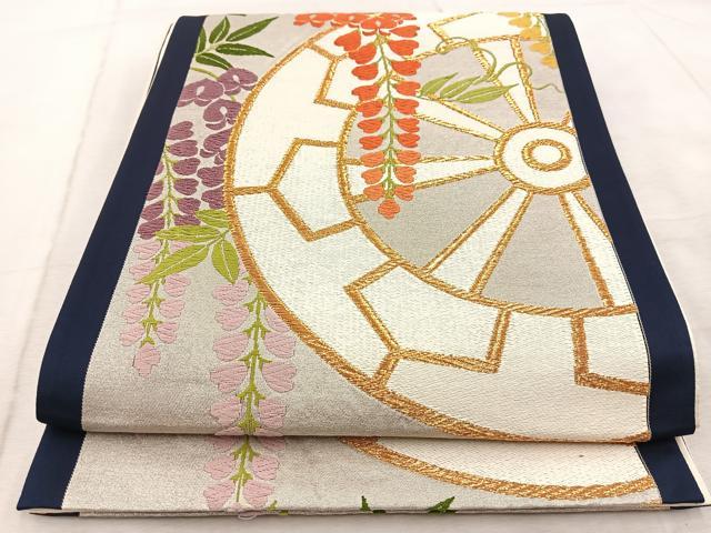 ■■■　サイズ　■■■ 長さ 424cm 幅 30cm程 ■■■　商品詳細　■■■ 【正絹・芯無し】 詳細に関しましては、画像をご確認ください。 大変上質な逸品になります。 お安く出品致しますので、是非この機会にいかがでしょうか？ ■■■　...