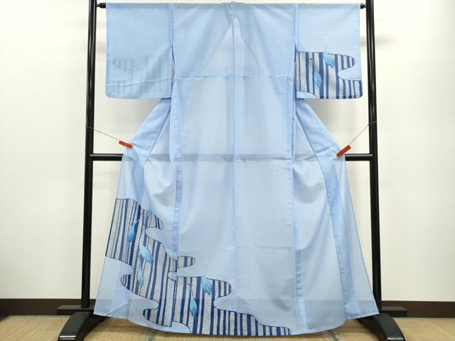 ■■■　サイズ　■■■ 身丈 161.5cm（肩から） 裄丈 64.5cm 袖丈 49cm　縫込み 2cm 袖幅 33cm 前幅 23.5cm 後幅 30.5cm 着物縫いこみ 内揚げ 0cm 裄 お袖側 約1cm　身頃側 約1cm ■■■...