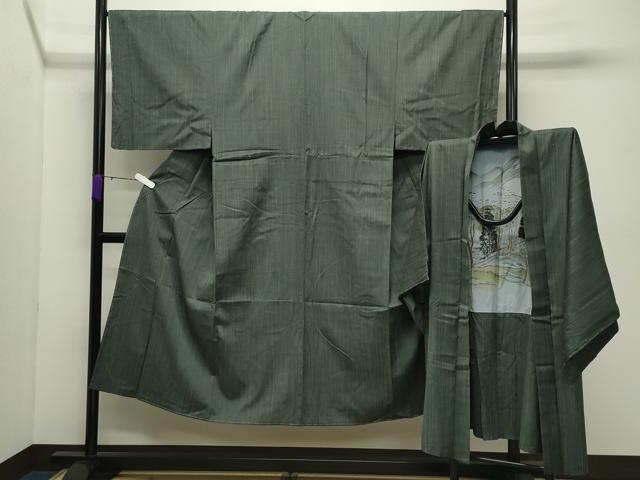 ■■■　サイズ　■■■ 【着物】 身丈 141cm（肩から） 裄丈 68cm 袖丈 48.5cm　縫込み 5.5cm 袖幅 35cm 前幅 27cm 後幅 31.5cm 着物縫いこみ 内揚げ 7cm 裄 お袖側 約5.5cm　身頃側 約6....