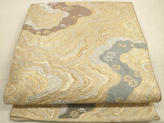 ■■■　サイズ　■■■ 長さ 400cm 幅 29cm程 ■■■　商品詳細　■■■ 【正絹・未仕立て】 詳細に関しましては、画像をご確認ください。 大変上質な逸品になります。 お安く出品致しますので、是非この機会にいかがでしょうか？ ■■■...