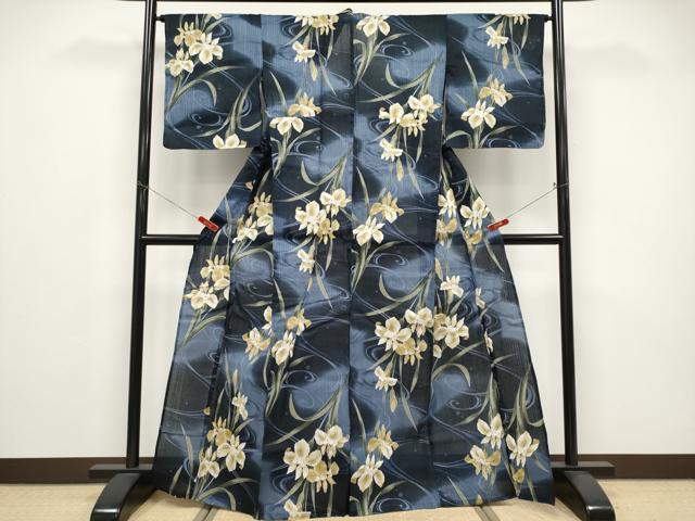 ■■■　サイズ　■■■ 身丈 165cm（肩から） 裄丈 64.5cm 袖丈 48cm　縫込み 1cm 袖幅 33cm 前幅 24.5cm 後幅 29cm 着物縫いこみ 内揚げ 0cm 裄 お袖側 約0cm　身頃側 約0cm ■■■　商品詳...