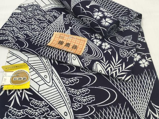 ■■■　サイズ　■■■ 長さ　　着尺分あり 幅　　　約36cm ■■■　商品詳細　■■■ 【綿・未使用】 状態は接写画像のように耳部分にヤケがございます。 お安く出品致しますので、是非この機会にいかがでしょうか？ ■■■　注意事項　■■■ ...