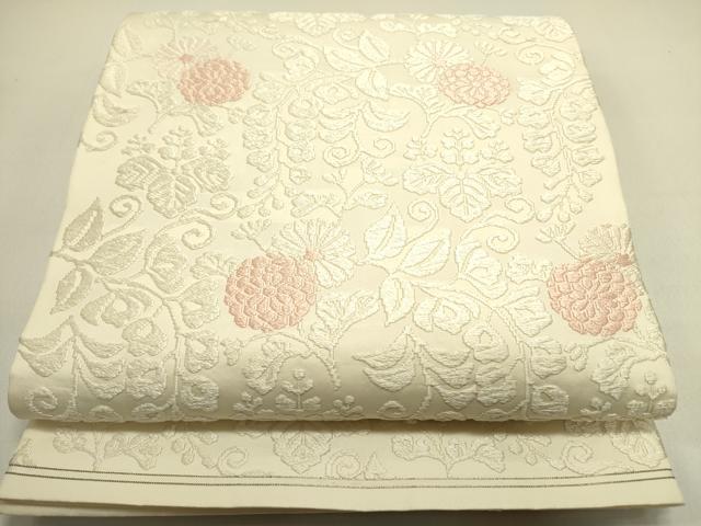 ■■■　サイズ　■■■ 長さ 432cm 幅 31cm程 ■■■　商品詳細　■■■ 【正絹】 状態は接写画像のように 柄止まりに薄い汚れがございますが その他特に目立ったシミ汚れなどもなく大変良い状態です。 着用時には見えない部分になるかと...