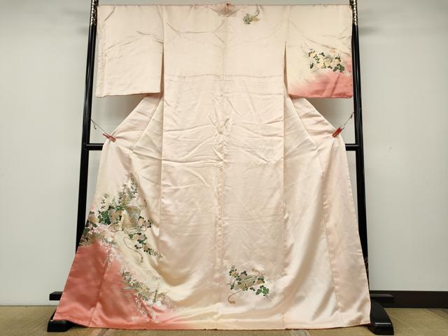 ■■■　サイズ　■■■ 身丈 174cm（肩から） 裄丈 70cm 袖丈 52.5cm　縫込み 7cm 袖幅 35cm 前幅 27cm 後幅 31cm 着物縫いこみ 内揚げ 0cm 裄 お袖側 約0cm　身頃側 約0cm ■■■　商品詳細　...