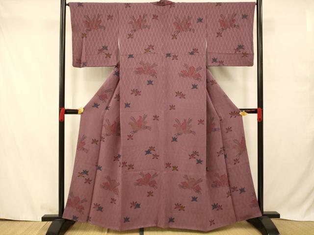 ■■■　サイズ　■■■ 身丈 159.5cm（肩から） 裄丈 66cm 袖丈 47.5cm　縫込み 5.5cm 袖幅 33.5cm 前幅 25cm 後幅 31cm 着物縫いこみ 内揚げ 3cm 裄 お袖側 約2cm　身頃側 約3cm ■■■...