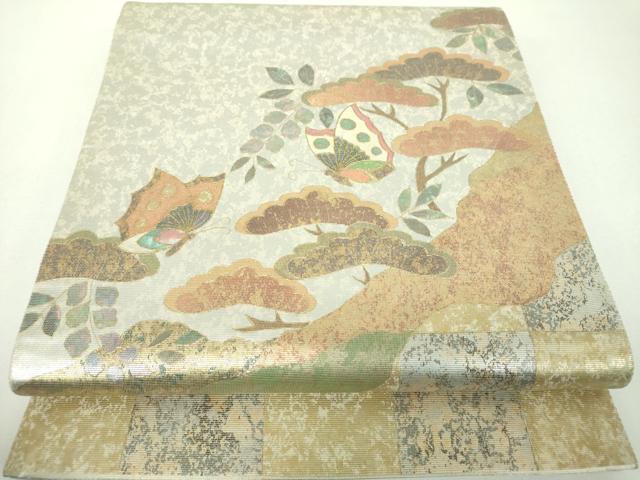 ■■■　サイズ　■■■ 長さ 430cm 幅 31cm程 ■■■　商品詳細　■■■ 【正絹】 状態は接写画像のように 柄止まり、太鼓に若干の薄い汚れがございますが その他特に目立ったシミ汚れなどもなく大変良い状態です。 大変上質な逸品になり...