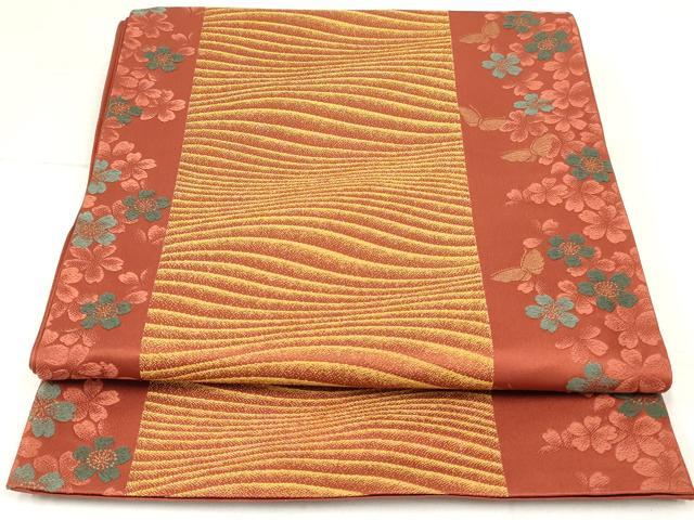 ■■■　サイズ　■■■ 長さ 428cm 幅 31cm程 ■■■　商品詳細　■■■ 【正絹・芯なし】 詳細に関しましては、画像をご確認ください。 大変上質な逸品になります。 お安く出品致しますので、是非この機会にいかがでしょうか？ ■■■　...