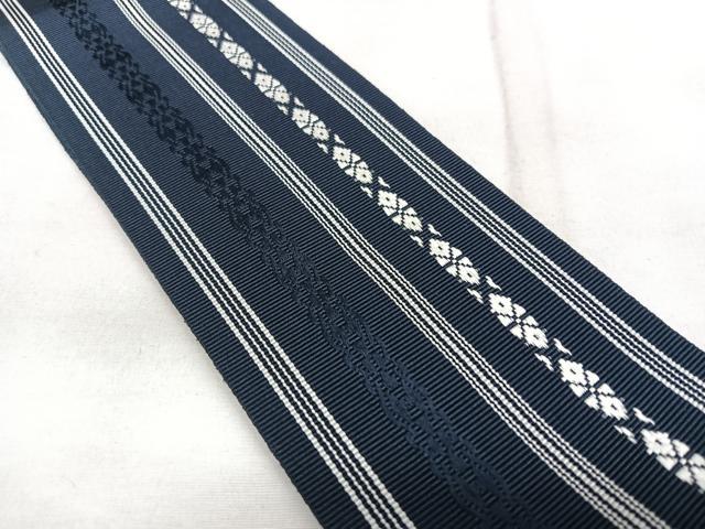 ■■■　サイズ　■■■ 長さ 384cm 幅 8.5cm程 ■■■　商品詳細　■■■ 【正絹】 詳細に関しましては、画像をご確認ください。 本場筑前博多織は、 福岡県福岡市博多区やその周辺で生産される絹織物です。 仏具のひとつである独鈷、華...