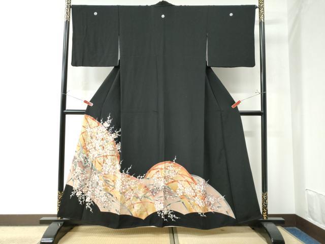 ■■■　サイズ　■■■ 身丈 157.5cm（肩から） 裄丈 67cm 袖丈 47cm　縫込み 7cm 袖幅 34cm 前幅 26cm 後幅 31cm 着物縫いこみ 内揚げ 6.5cm 裄 お袖側 約0cm　身頃側 約0cm ■■■　商品詳...