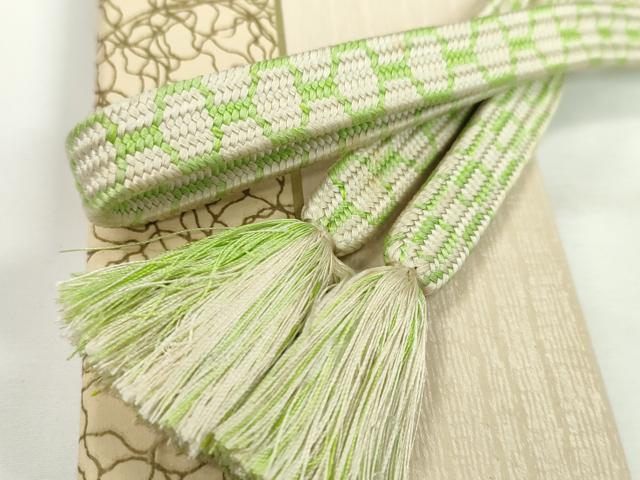 ■■■　サイズ　■■■ 長さ　約146cm（房を除く） ■■■　商品詳細　■■■ 【正絹】 状態は参考画像のように、 シミ・汚れ、房の一部に短い箇所がございます。 大変上質な極上の逸品になります。 お安く出品致しますので、是非この機会にいか...