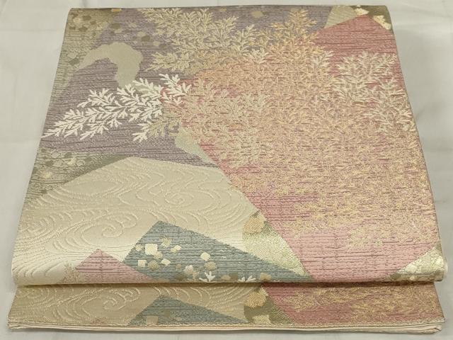 ■■■　サイズ　■■■ 長さ 422cm 幅 30.5cm程 ■■■　商品詳細　■■■ 【正絹・芯なし】 詳細に関しましては、画像をご確認ください。 大変上質な逸品になります。 お安く出品致しますので、是非この機会にいかがでしょうか？ ※た...