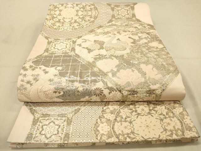 ■■■　サイズ　■■■ 長さ 440cm 幅 31.5cm程 ■■■　商品詳細　■■■ 【正絹】 詳細に関しましては、画像をご確認ください。 大変上質な逸品になります。 お安く出品致しますので、是非この機会にいかがでしょうか？ ■■■　注意...