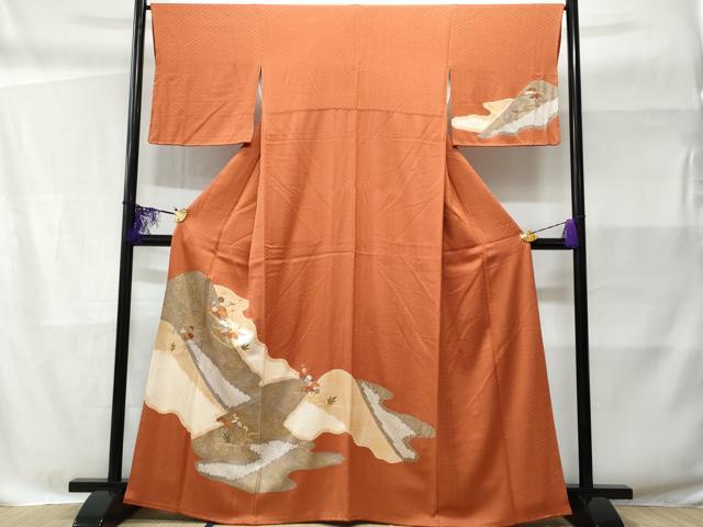 ■■■　サイズ　■■■ 身丈 153cm（肩から） 裄丈 65cm 袖丈 47cm　縫込み 4.5cm 袖幅 32.5cm 前幅 22.5cm 後幅 30cm 着物縫いこみ 内揚げ 0cm 裄 お袖側 約1cm　身頃側 約1cm ■■■　商...
