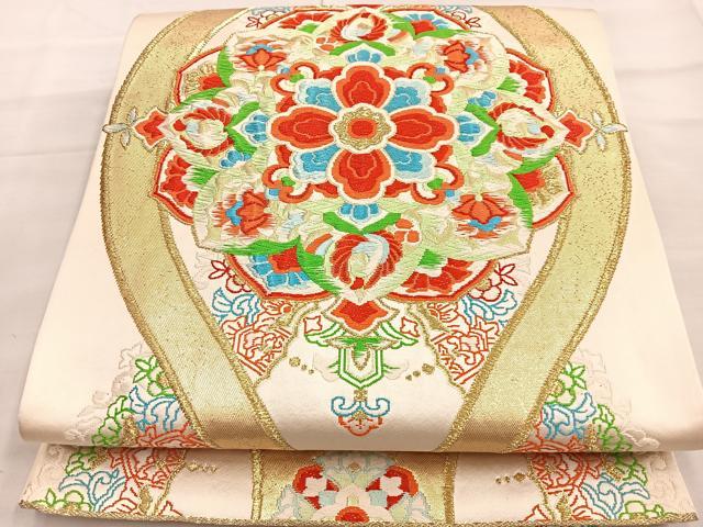 ■■■　サイズ　■■■ 長さ 426cm 幅 31cm程 ■■■　商品詳細　■■■ 【正絹】 詳細に関しましては、画像をご確認ください。 大変上質な逸品になります。 お安く出品致しますので、是非この機会にいかがでしょうか？ ■■■　注意事項...